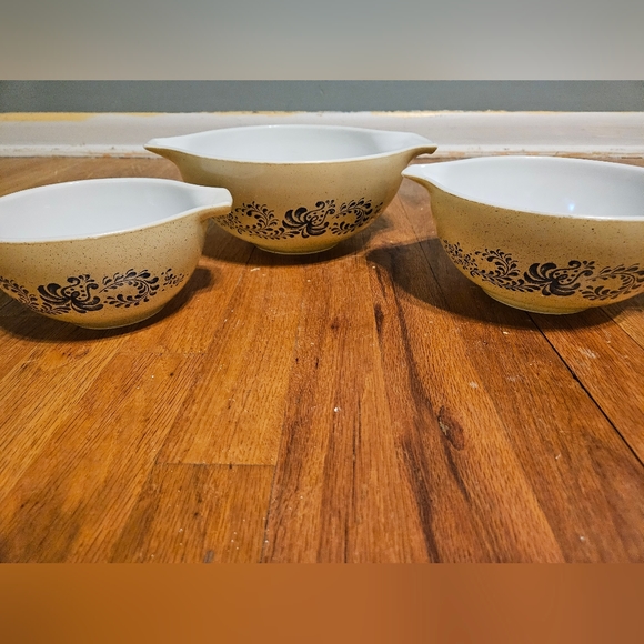 Pyrex | Kitchen | Vintage Pyrex Homestead Nesting Bowls | Poshmark